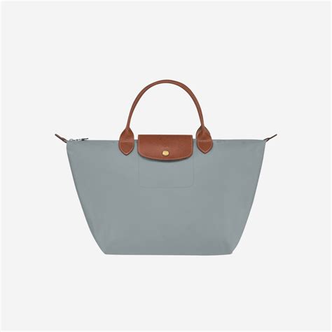 롱샴 르 플리아쥬 오리지널 핸드백 M 스틸 Longchamp Kream