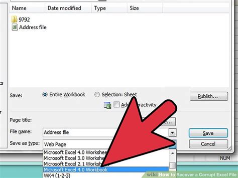 5 Ways To Recover A Corrupt Excel File Wikihow