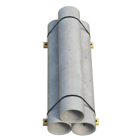 Concrete Pipes 3d Model By Cactus3d