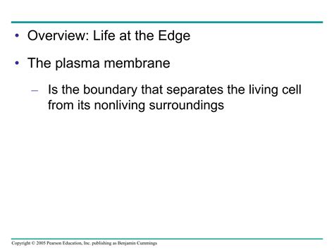 Chapter7 Membrane Structure And Function Ppt Biological Sciences Science
