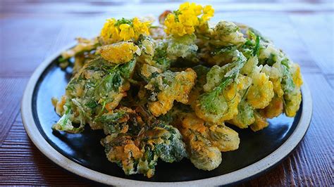 향긋한 봄나물 튀김 식어도 바삭하게 만드는 비법🌷 두릅튀김유채꽃참나물 튀김 Youtube