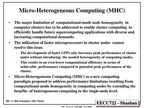 PPT Heterogeneous Computing HC Micro Heterogeneous Computing MHC PowerPoint Presentation
