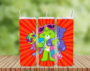 Care Bear Weed Tumbler Wrap Etsy