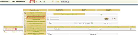 Task Creation FusionInventory Documentation