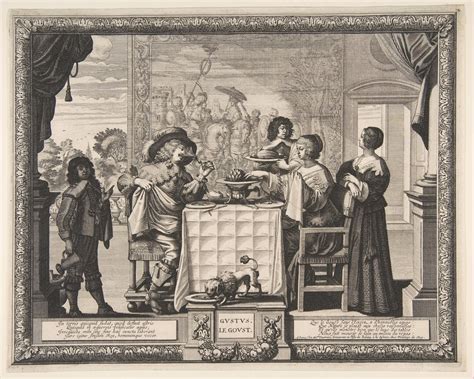 Taste By Abraham Bosse Premium Art Reproduction