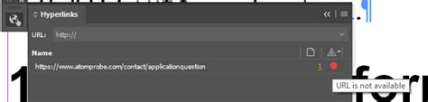 Solved Error In Hyperlink Url Is Not Available In Indesi Adobe