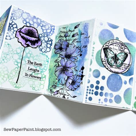 SewPaperPaint Tracy Evans AALL Create Accordion Mini Book