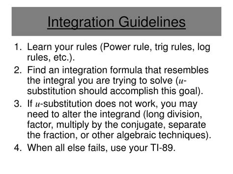 PPT - Integrals of Exponential and Logarithmic Functions PowerPoint Presentation - ID:2704738