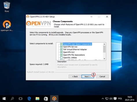 Konfiguracja Klienta OpenVPN Windows 10