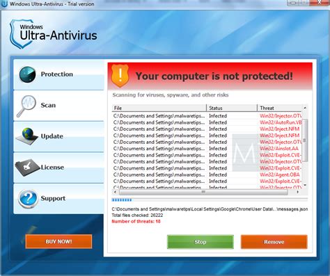 Remove Windows Ultra Antivirus Uninstall Guide Malwaretips Blog