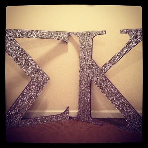 Bedazzled Sigma Kappa Letters Sigma Kappa Sorority Kappa Alpha