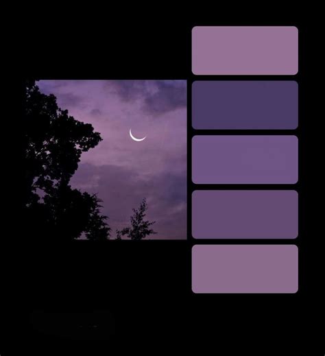 Magic Moonlight Color Palette ☾ Color Palette Color Witchy