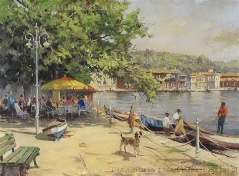 Турецкий художник Ayhan Turker Art Dot