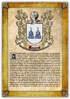 Apellido Bezares Lámina Descargable En Formato Pdf Con Impresiones