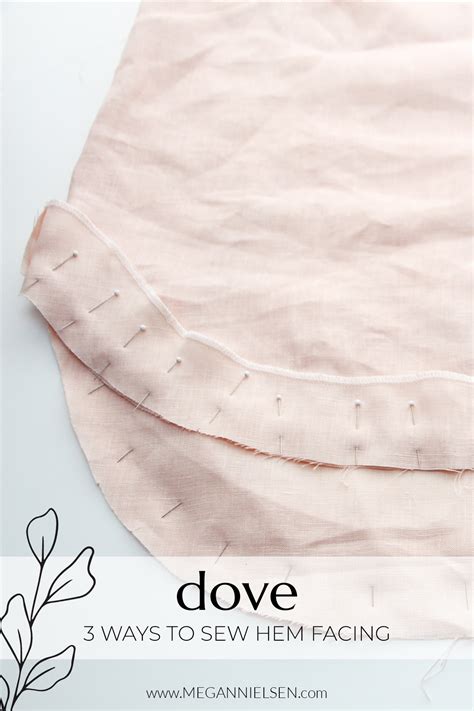 How To Sew A Curved Hem Facing Megan Nielsen Design Diary Dove
