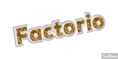 Factorio Videogame Animated  Logo Designs