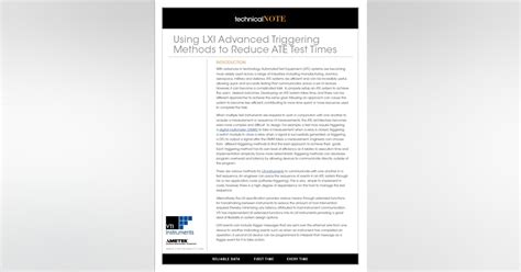 Vti Instruments Electronic Design