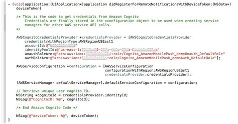A Guide To Amazon Simple Notification Service Mobile Push Self Registration For IOS AWS