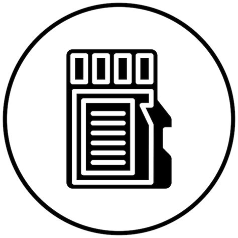 Premium Vector Memory Card Vector Icon Illustration Of Technology Iconset