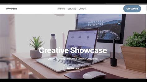 Video Launching My Designer Portfolio Website Divyanshu Arya