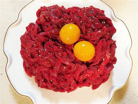 소고기 육회 만드는 법 부위 육회 양념