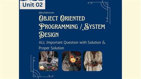Aktu Btech Object Oriented Programmingsystem Design Important Unit 2