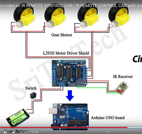 Motors L293d Shield And Arduino Uno Ir Remote General Electronics