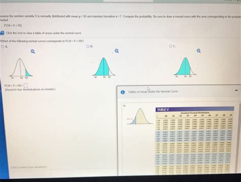 Solved Ssume The Random Variable X Is Normally Distributed