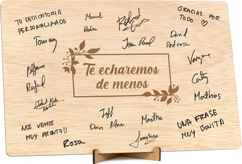 Te Extrañaremos Tarjetas Para Compañeros De Trabajo