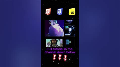 Create The Most Amazing Html Css And Javascript Project On Youtube Step By Step Guide Youtube