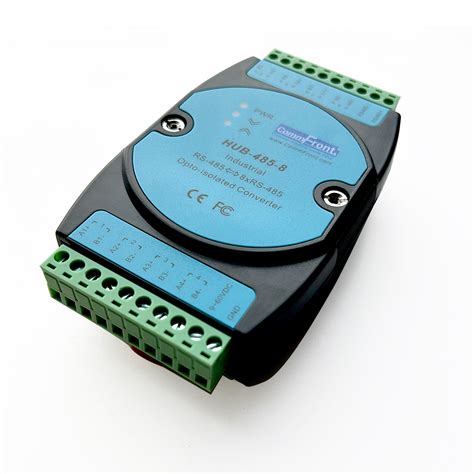 Opto Isolated 8 Port Rs485 Hub Splitter Industrial Commfront