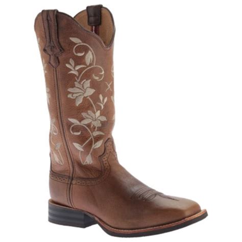 Twisted X Shoes Twisted X Ladies Ruff Stock Square Toe Boots Wrs025