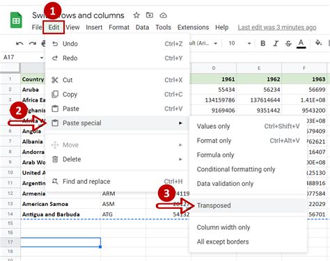 How To Switch Rows And Columns In Google Sheets SpreadCheaters