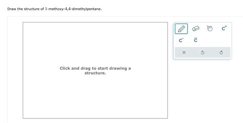 Solved Draw The Structure Of 1 Methoxy 4 4 Dimethylpentane