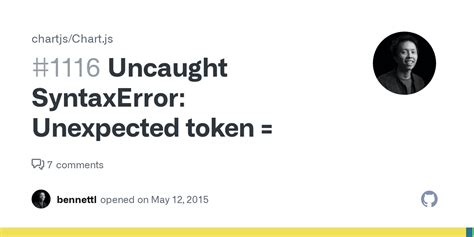 Uncaught SyntaxError Unexpected Token Issue Chartjs Chart Js GitHub