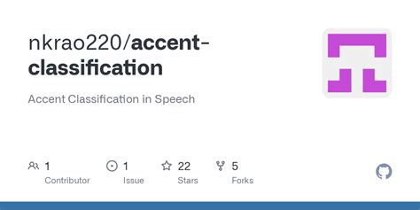 github nkrao220 accent classification accent classification in speech