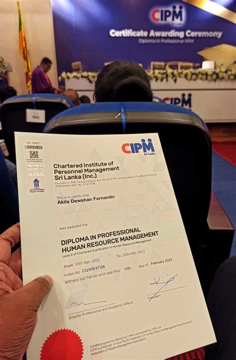 Dphrm Educationalgoals Cipm Achievement Akila Dewshan Fernando 20 Comments