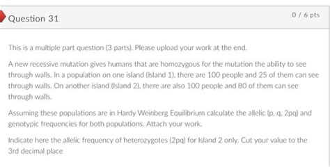 Solved Question 31 06 Pts This Is A Multiple Part Question
