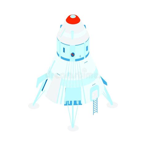 Isometric Spacecraft Icon Stock Vector Illustration Of Exploration 239080512