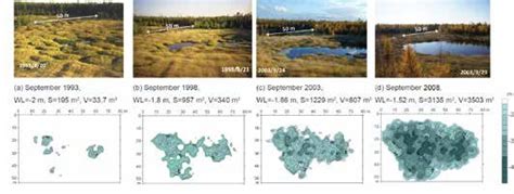 The Process Of Permafrost Thawing And The Growth Of Lakes Fedorov Et Download Scientific