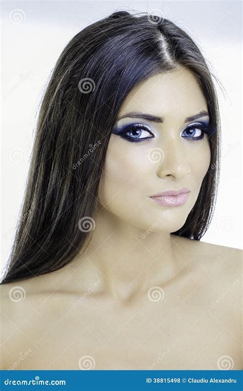 Blue Eyes Stock Photo Image Of Health Charming Elegance 38815498