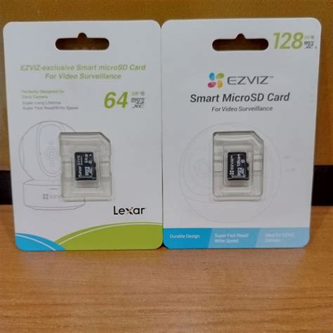 Jual Memory Cctv Memory Card Smart Micro Sd 64gb Dan 128gb Ezviz Original 100 Shopee
