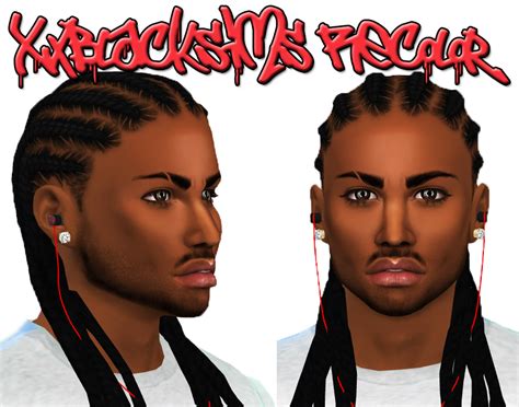 16 Outrageous Male Braided Hairstyles Sims 4