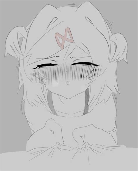 Rule 34 1female 1girls Ambiguous Gender Blush Blush Lines Doki Doki Literature Club