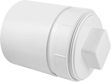 4 Sewer Cleanout Adapter With Plug Pipe Fitting Pvc Dwv