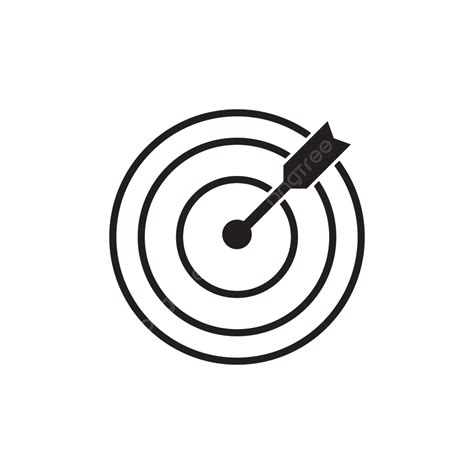 Set Of Target Icon Efficiency Design Point Vector Efficiency Design