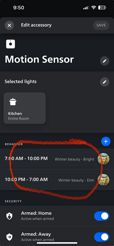 motion sensor automation r hue