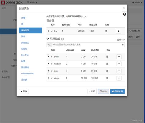 openstack使用dashboard进行镜像操作、管理实例等其他操作 openstack的主要目标是管理数据中心的资源 简化资源分派。它