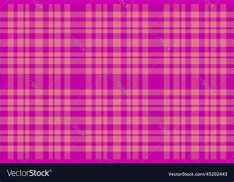 Tartan Textile Pattern Check Texture Background Vector Image