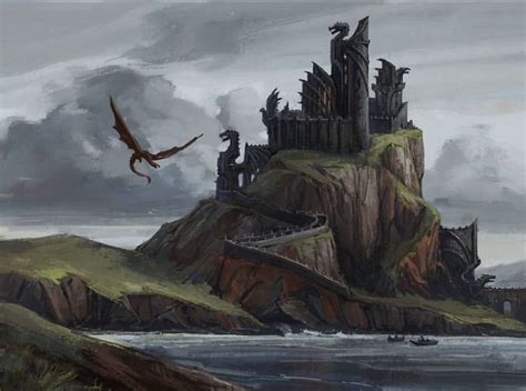 Dragonstone Game Of Thrones Castles Dragonstone Castle Fantasy City